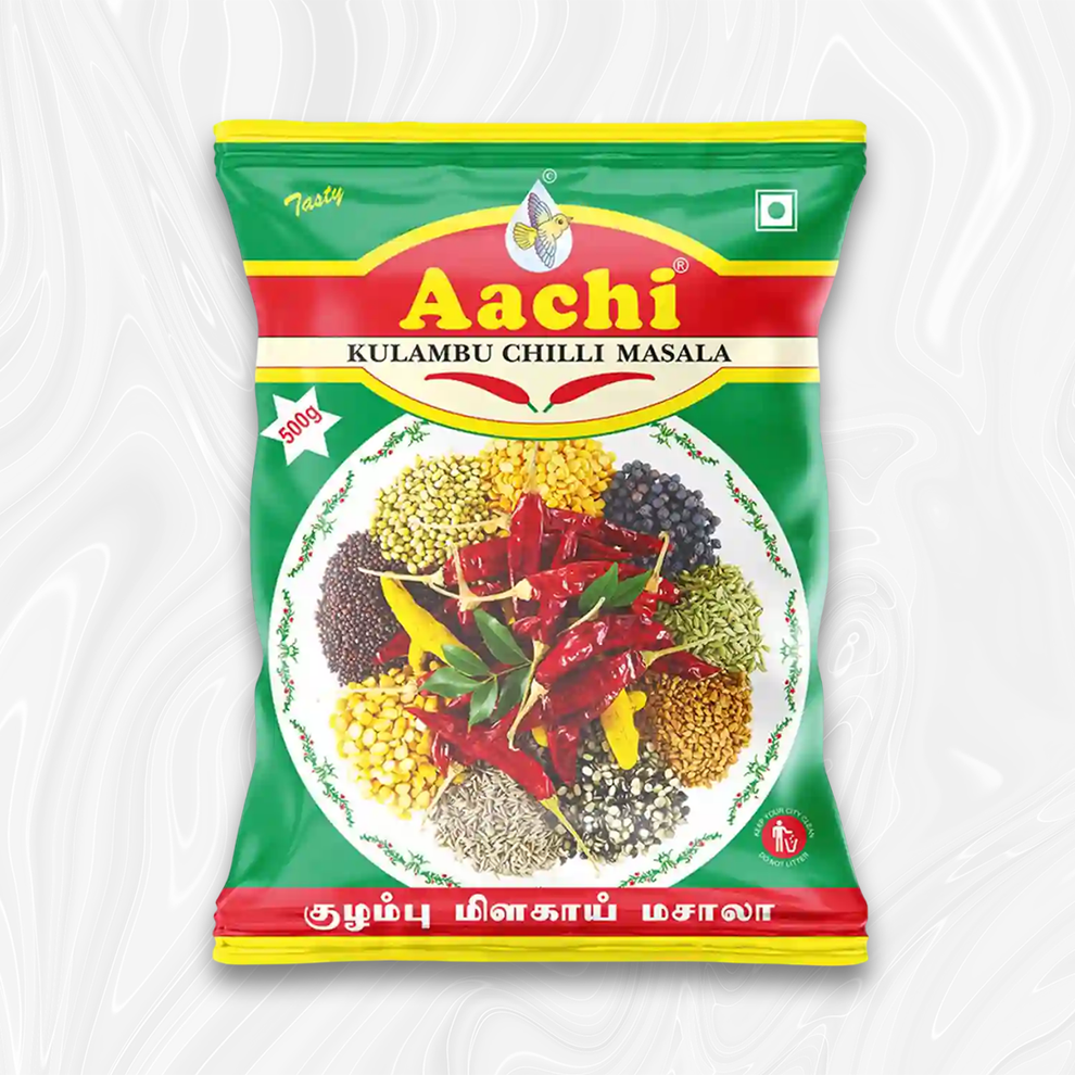 Aachi Kuzhambu Chilli Powder (குழம்பு மிளகாய் தூள்) – Ahha Ariyas ...